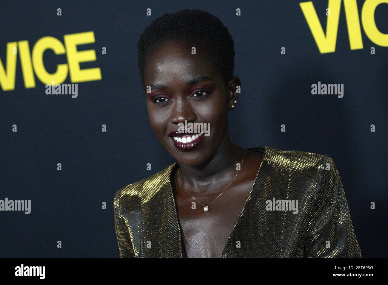 Kuoth Wiel at "Vice" World Premiere held at Samuel Goldwyn Theater on ...