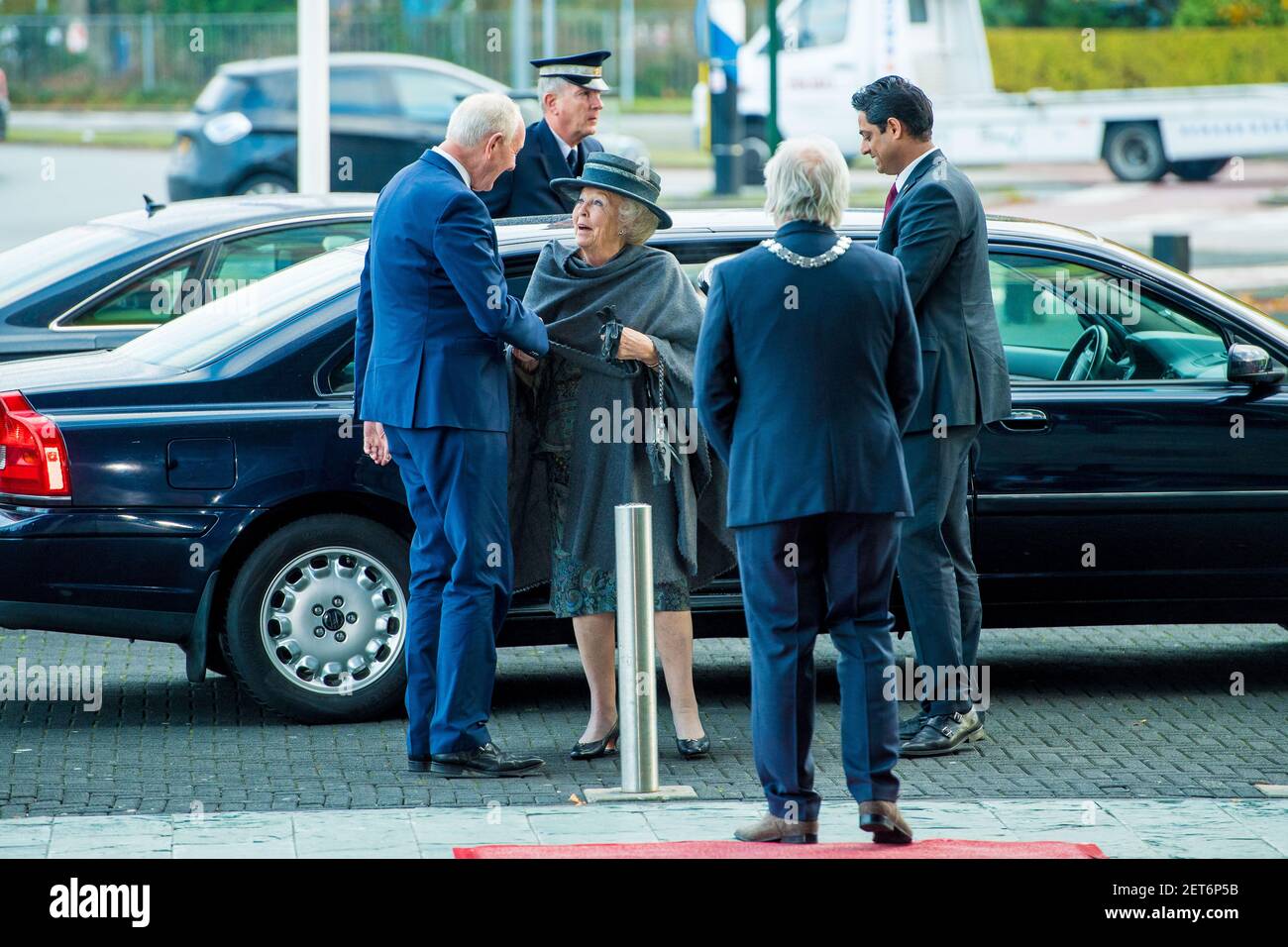 Her Royal Highness Princess Beatrix of the Netherlands unveils the new ...