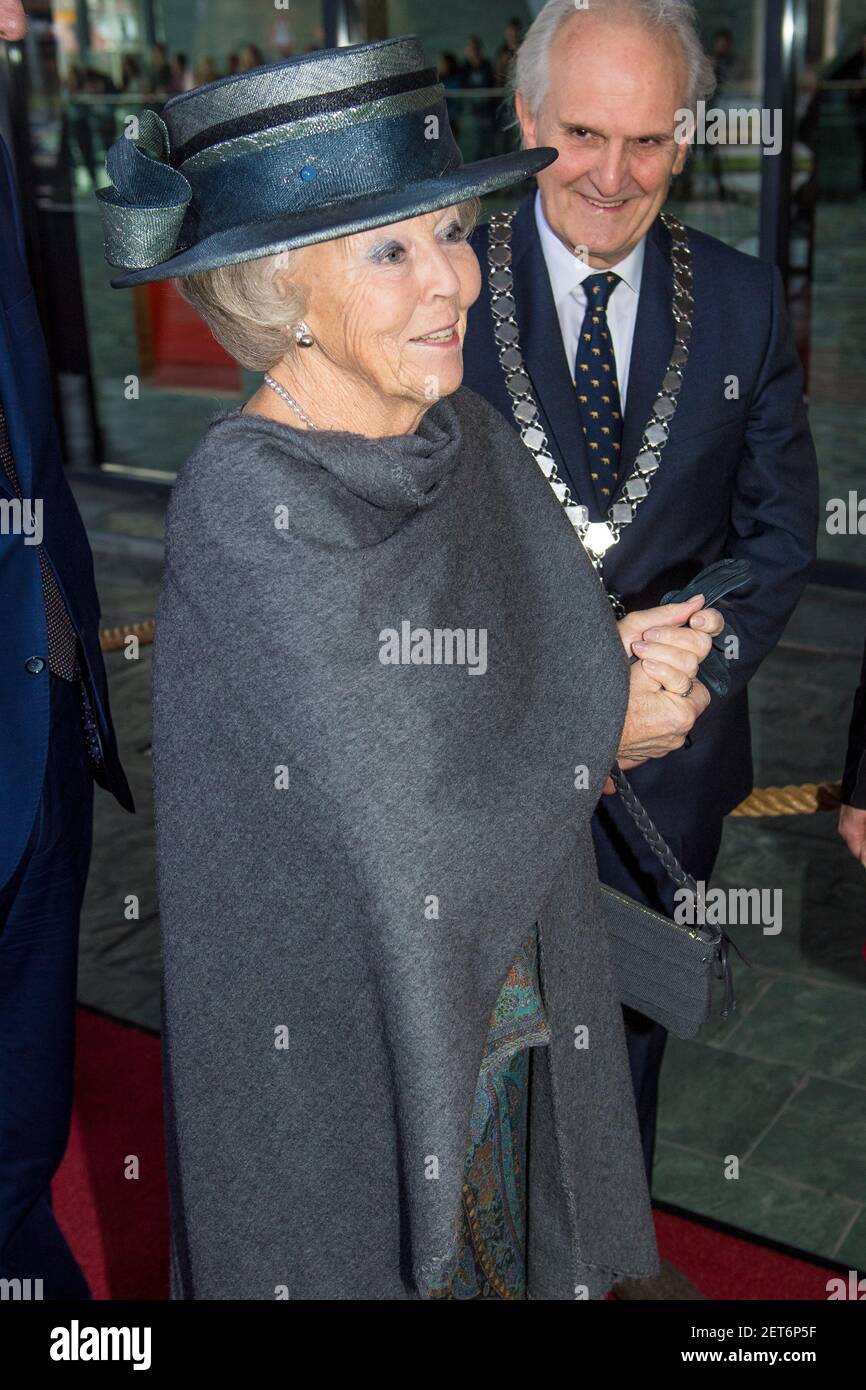 Her Royal Highness Princess Beatrix of the Netherlands unveils the new ...