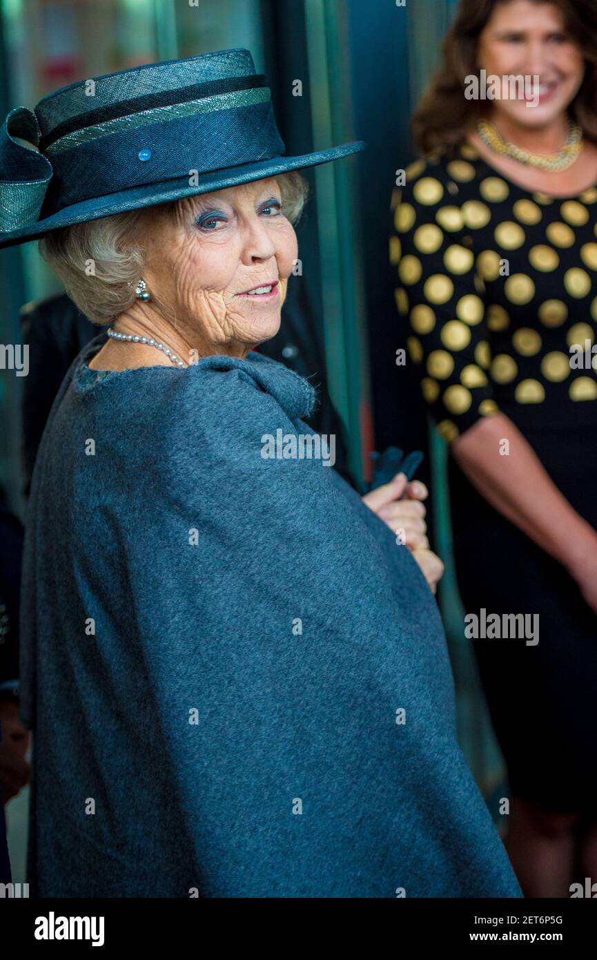 Her Royal Highness Princess Beatrix of the Netherlands unveils the new ...