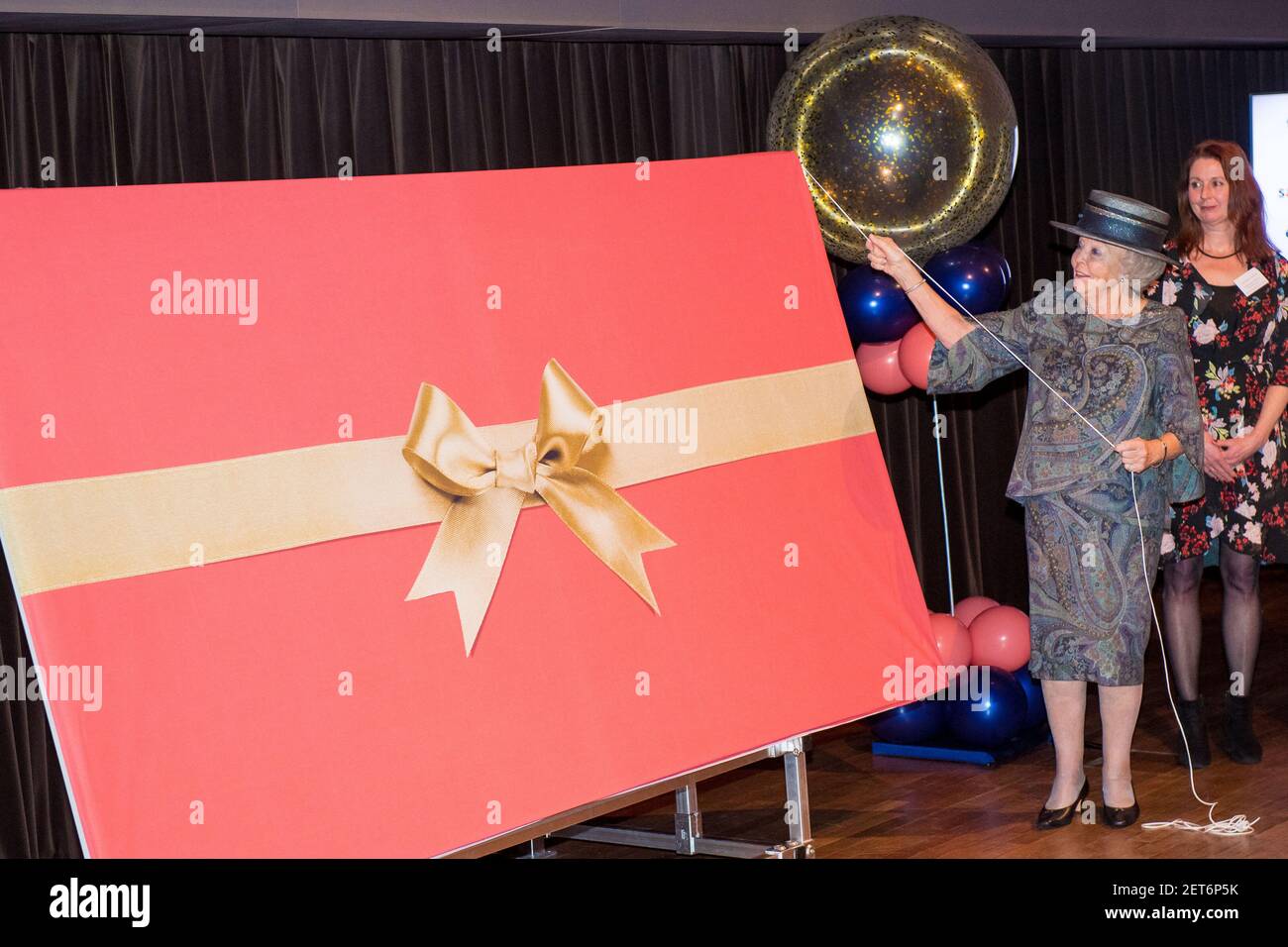 Her Royal Highness Princess Beatrix of the Netherlands unveils the new ...