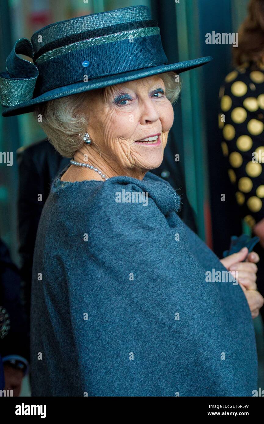 Her Royal Highness Princess Beatrix of the Netherlands unveils the new ...