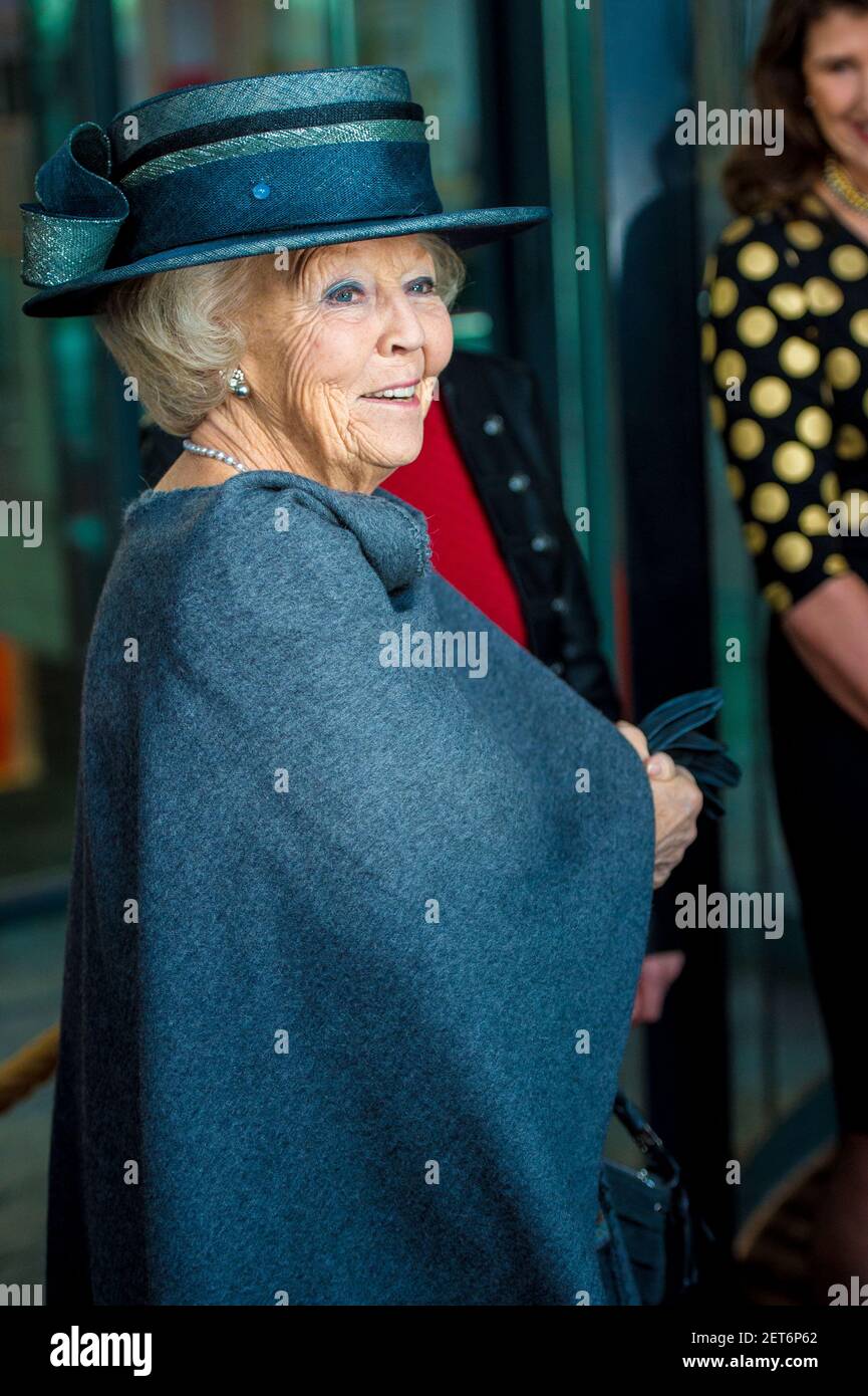Her Royal Highness Princess Beatrix of the Netherlands unveils the new ...