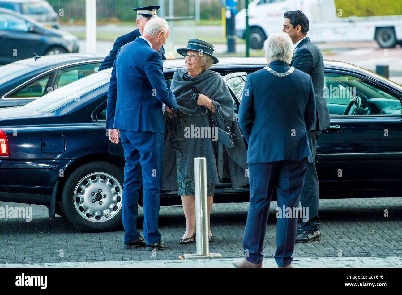 Her Royal Highness Princess Beatrix of the Netherlands unveils the new ...