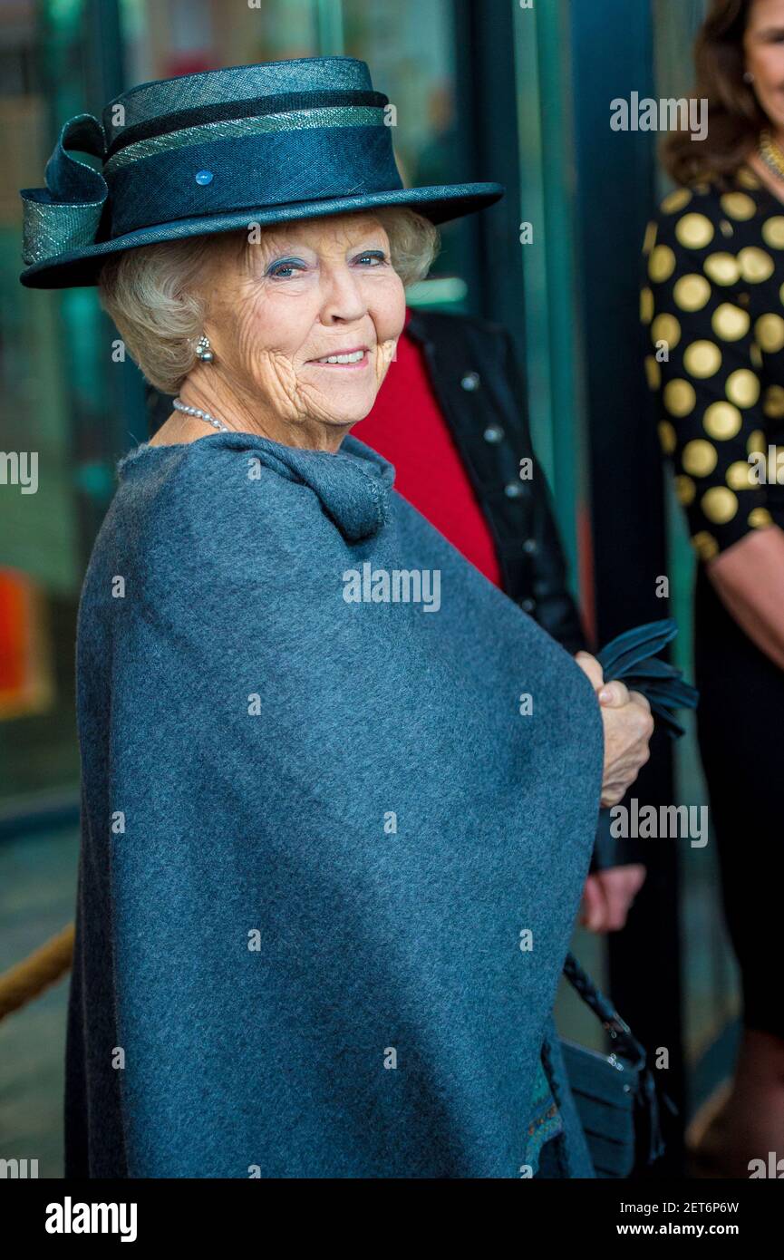Her Royal Highness Princess Beatrix of the Netherlands unveils the new ...