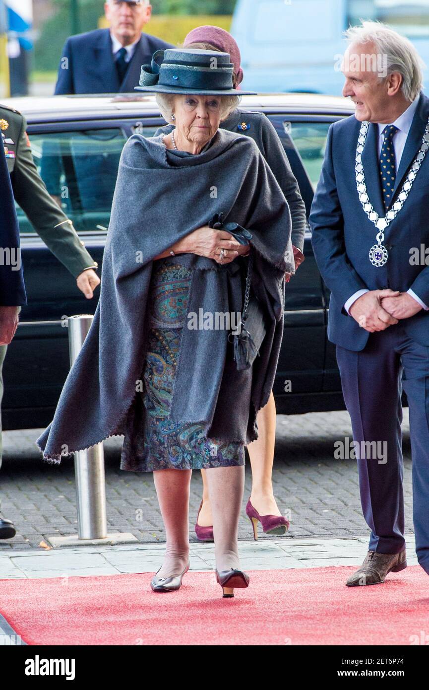Her Royal Highness Princess Beatrix of the Netherlands unveils the new ...