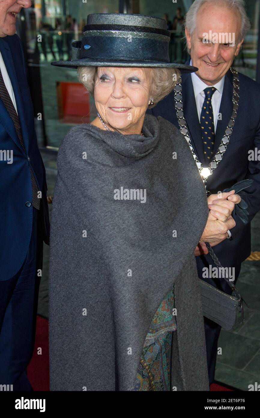 Her Royal Highness Princess Beatrix of the Netherlands unveils the new ...
