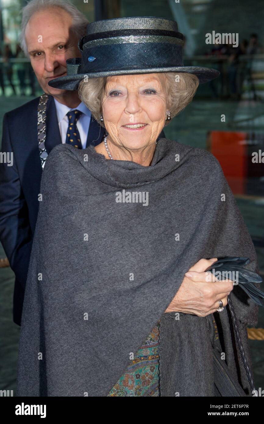 Her Royal Highness Princess Beatrix of the Netherlands unveils the new ...