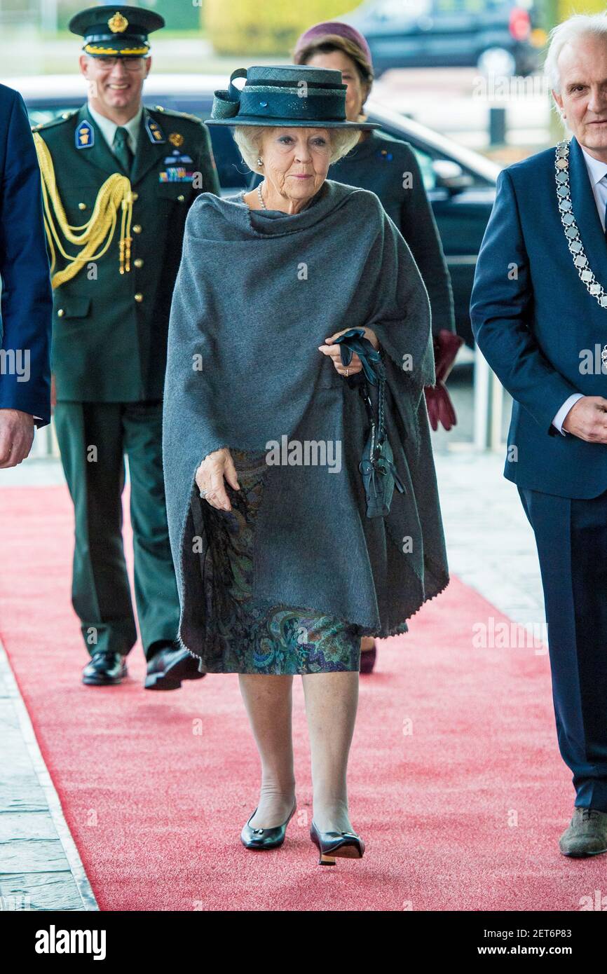 Her Royal Highness Princess Beatrix of the Netherlands unveils the new ...