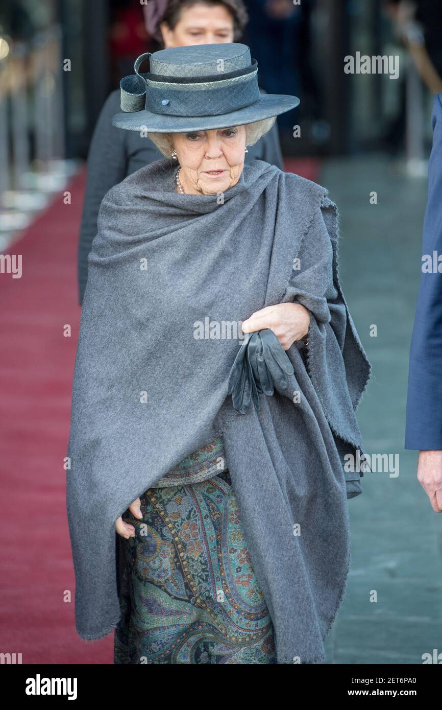 Her Royal Highness Princess Beatrix of the Netherlands unveils the new ...