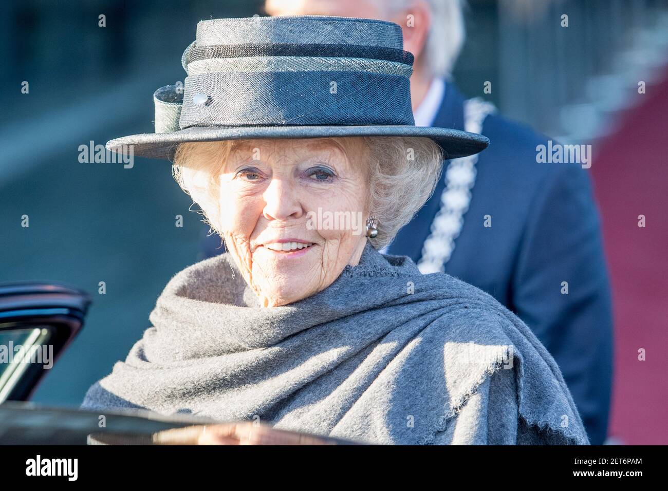Her Royal Highness Princess Beatrix of the Netherlands unveils the new ...