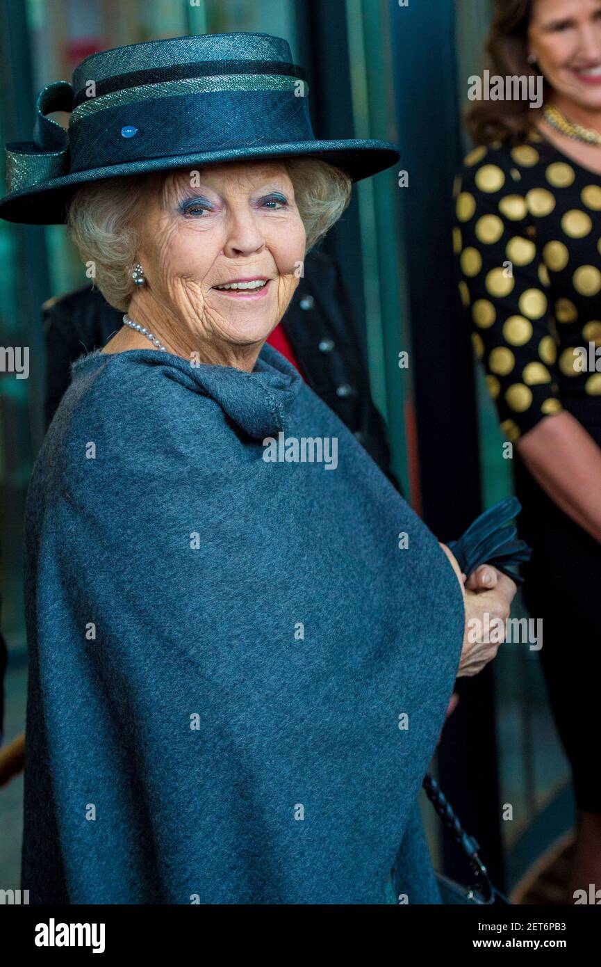 Her Royal Highness Princess Beatrix of the Netherlands unveils the new ...
