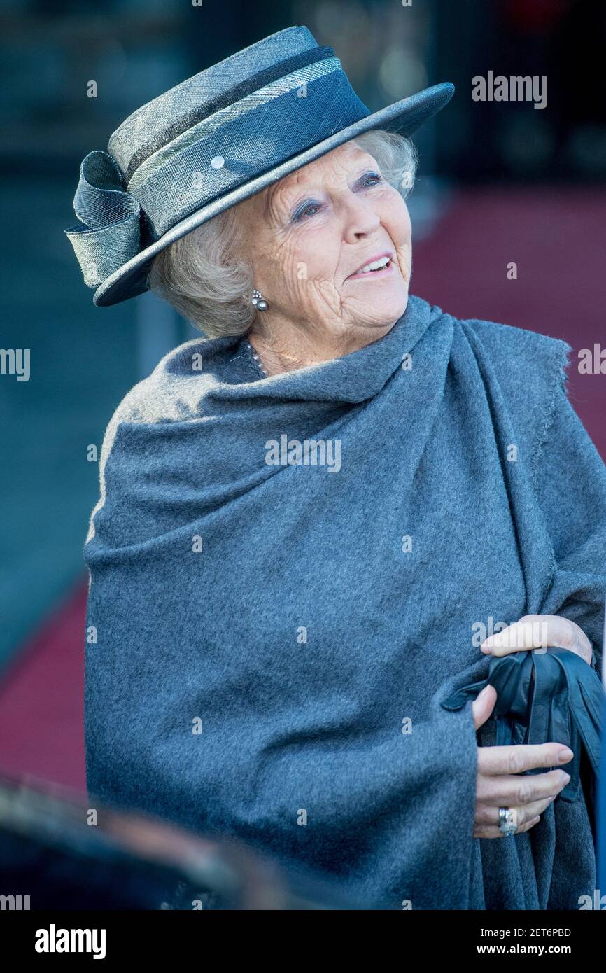 Her Royal Highness Princess Beatrix of the Netherlands unveils the new ...