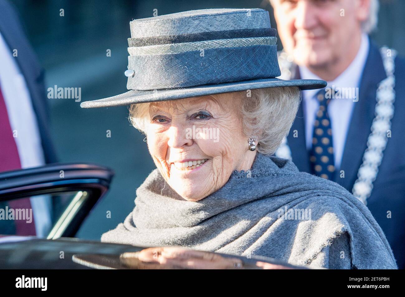 Her Royal Highness Princess Beatrix of the Netherlands unveils the new ...