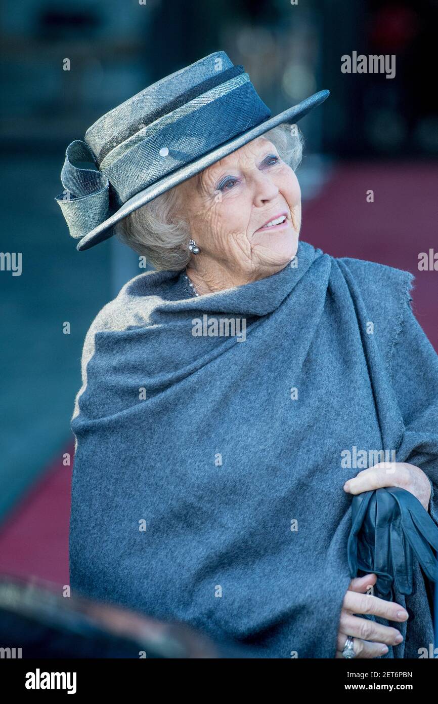 Her Royal Highness Princess Beatrix of the Netherlands unveils the new ...