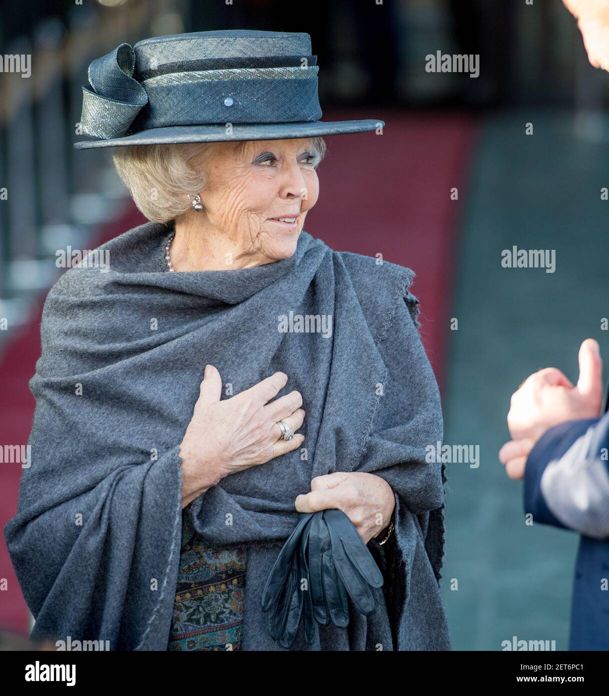 Her Royal Highness Princess Beatrix of the Netherlands unveils the new ...