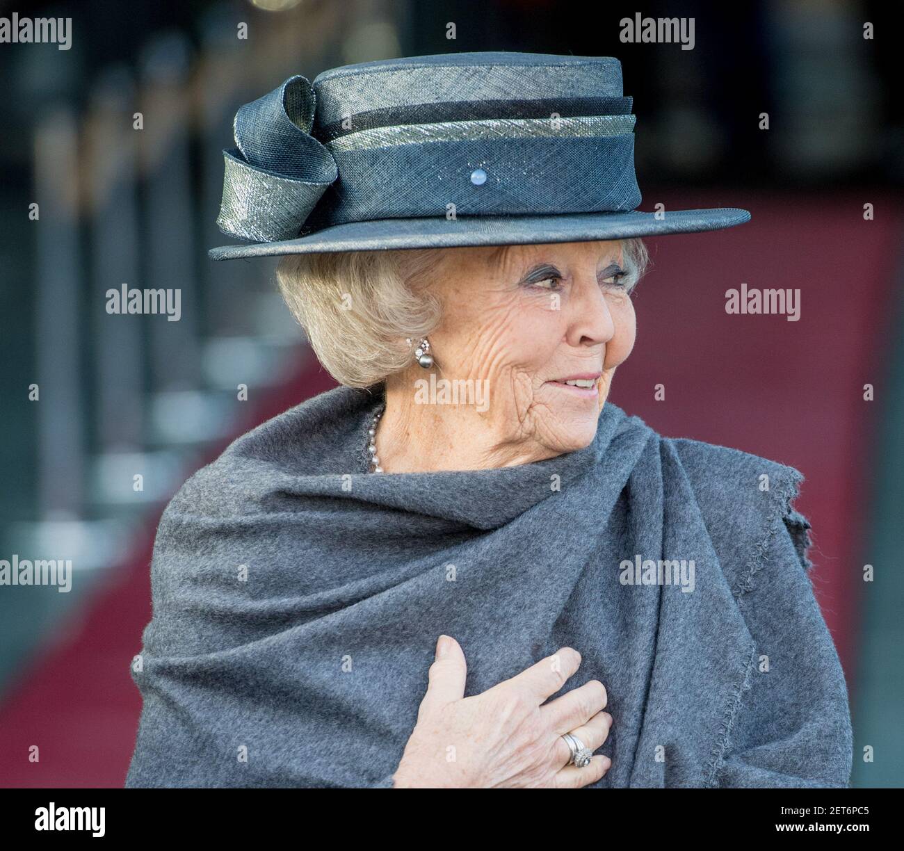 Her Royal Highness Princess Beatrix of the Netherlands unveils the new ...