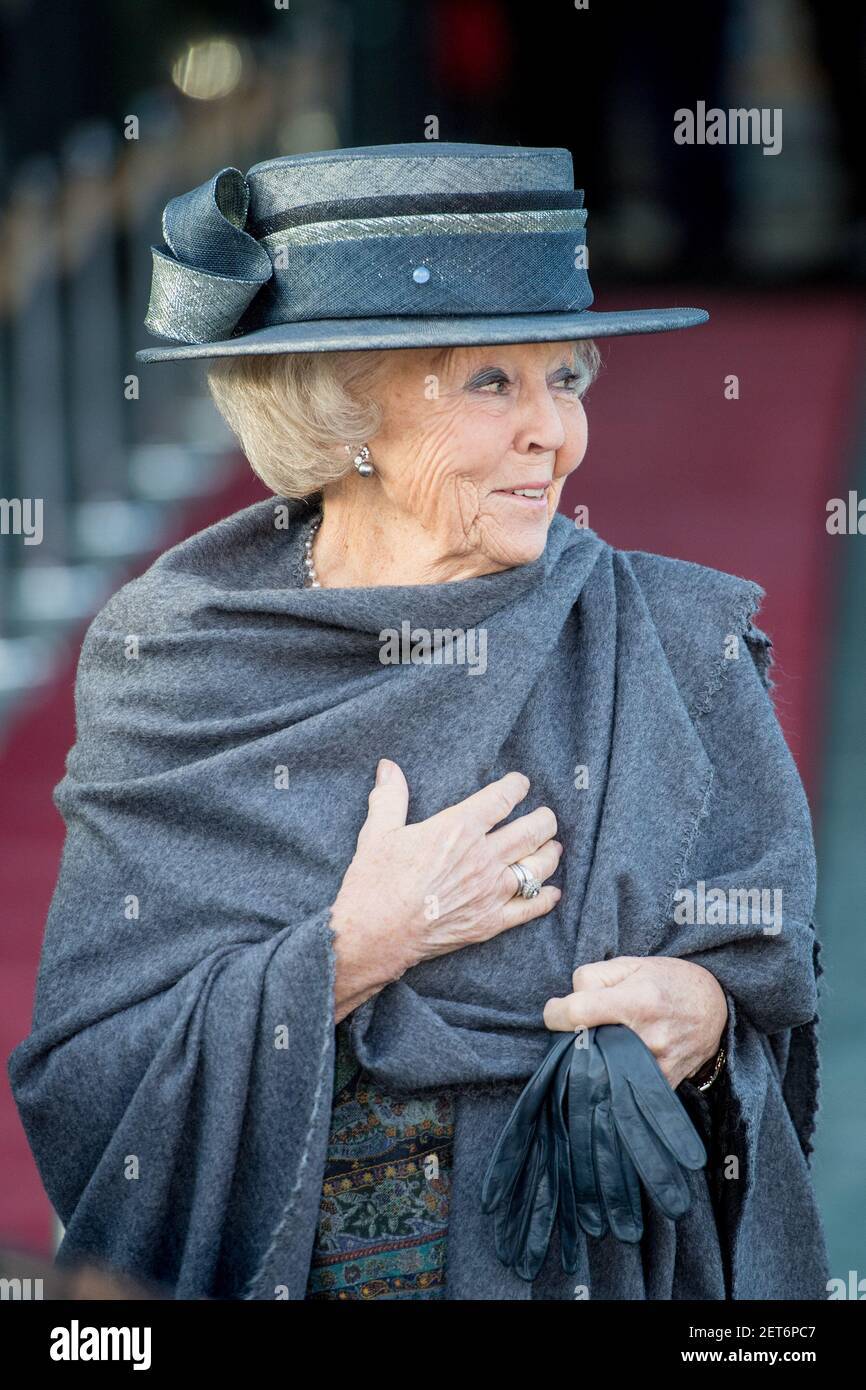 Her Royal Highness Princess Beatrix of the Netherlands unveils the new ...