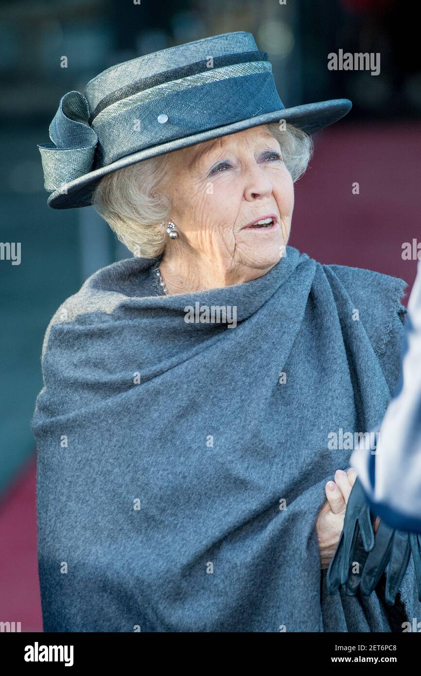 Her Royal Highness Princess Beatrix of the Netherlands unveils the new ...