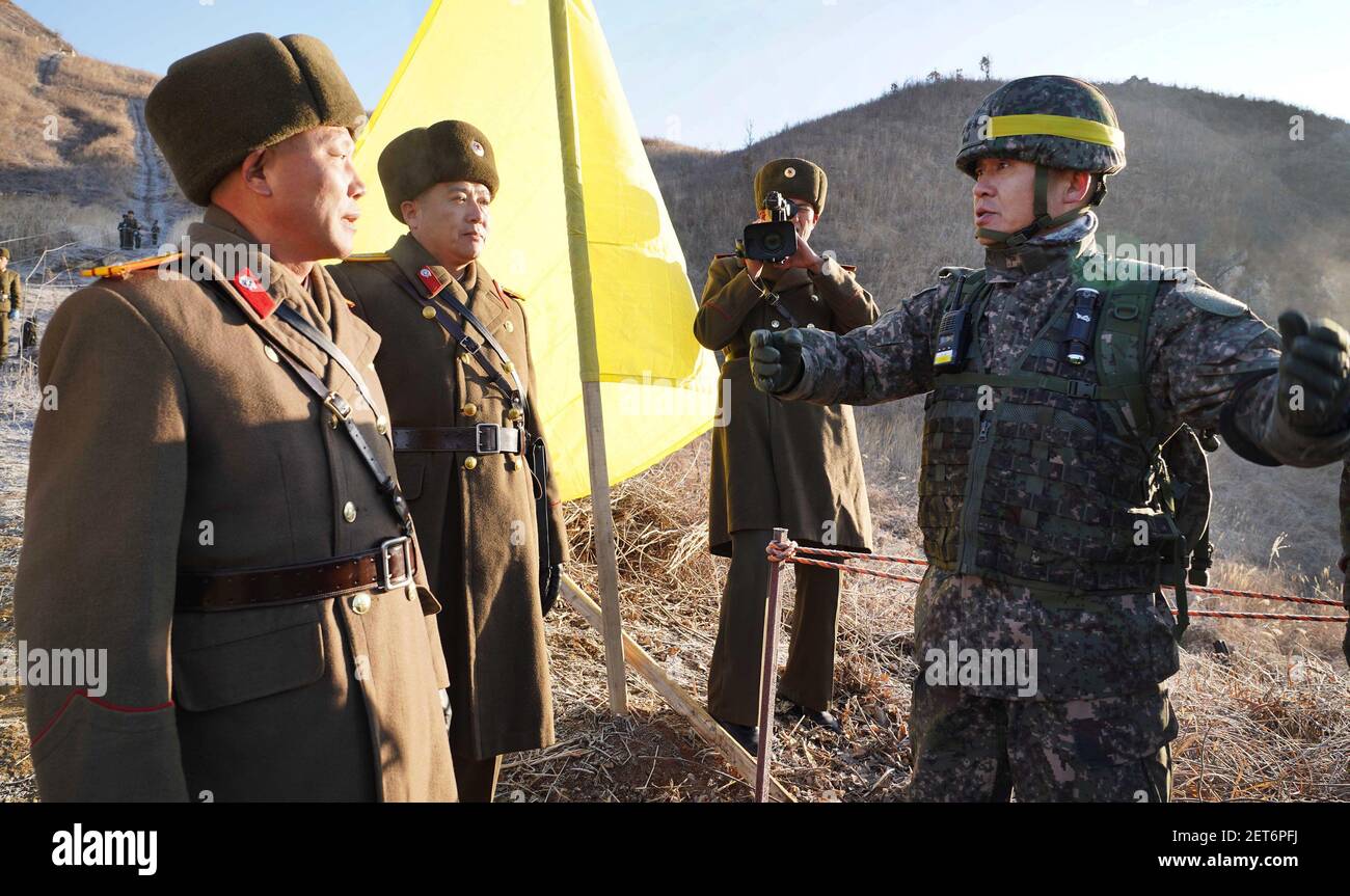 12 December 2018 - DMZ, South Korea : (In this handout photos provided ...