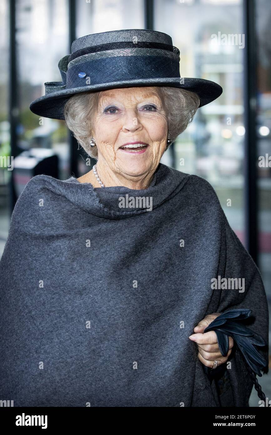 Princess Beatrix during the unveiling of the new name of Sensoor, the ...