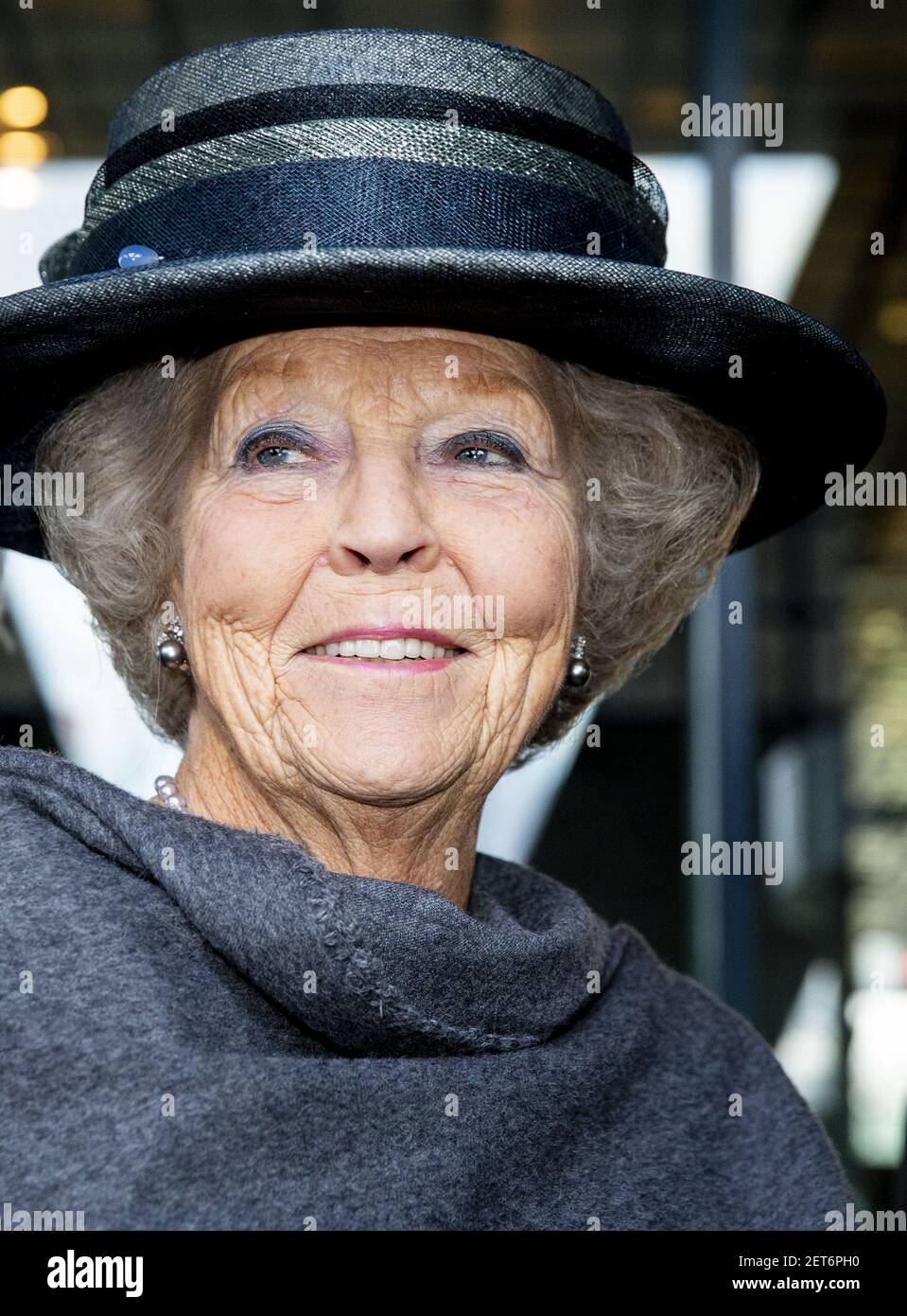 Princess Beatrix during the unveiling of the new name of Sensoor, the ...
