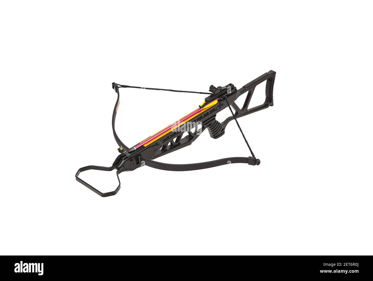 Modern crossbow isolate on a white background. Quiet weapon for hunting ...