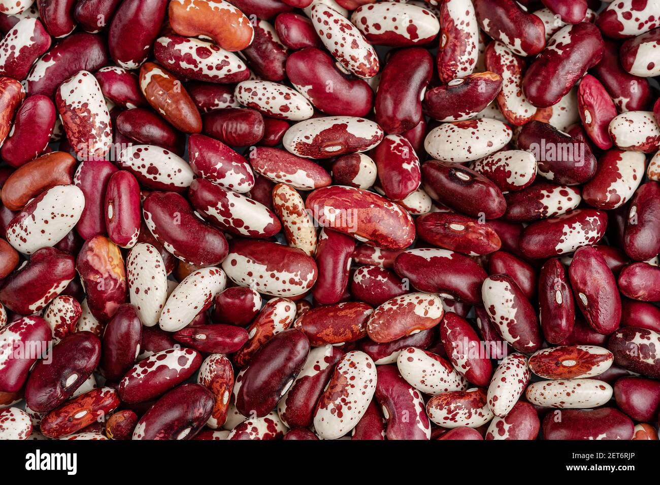 Red kidney beans background or texture. Legumes, top view Stock Photo ...
