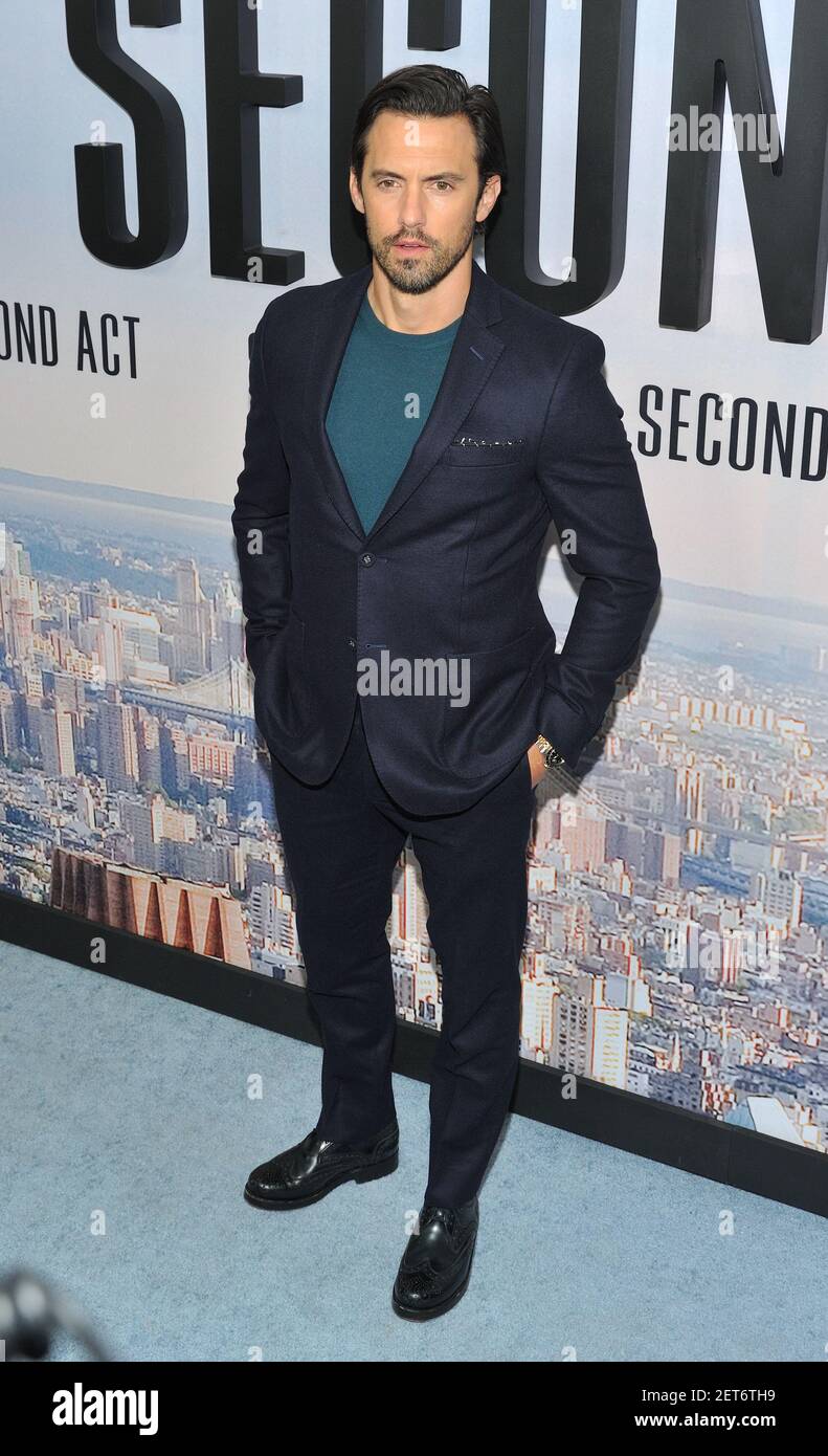 Actor Milo Ventimiglia attends the world premiere of Second Act at the ...