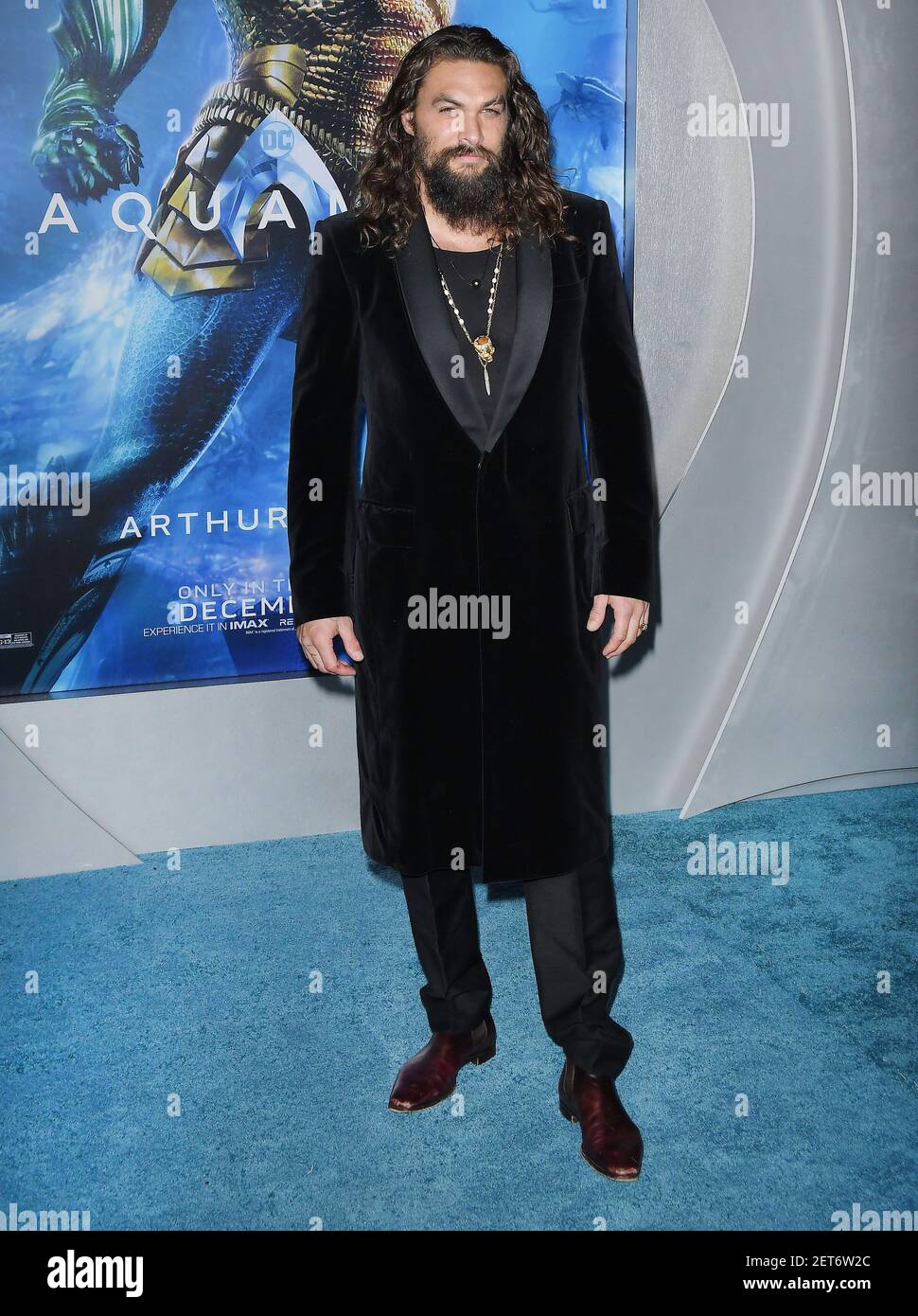 Jason Mamoa arrives at the Warner Bros Pictures' "Aquaman" Los Angeles ...