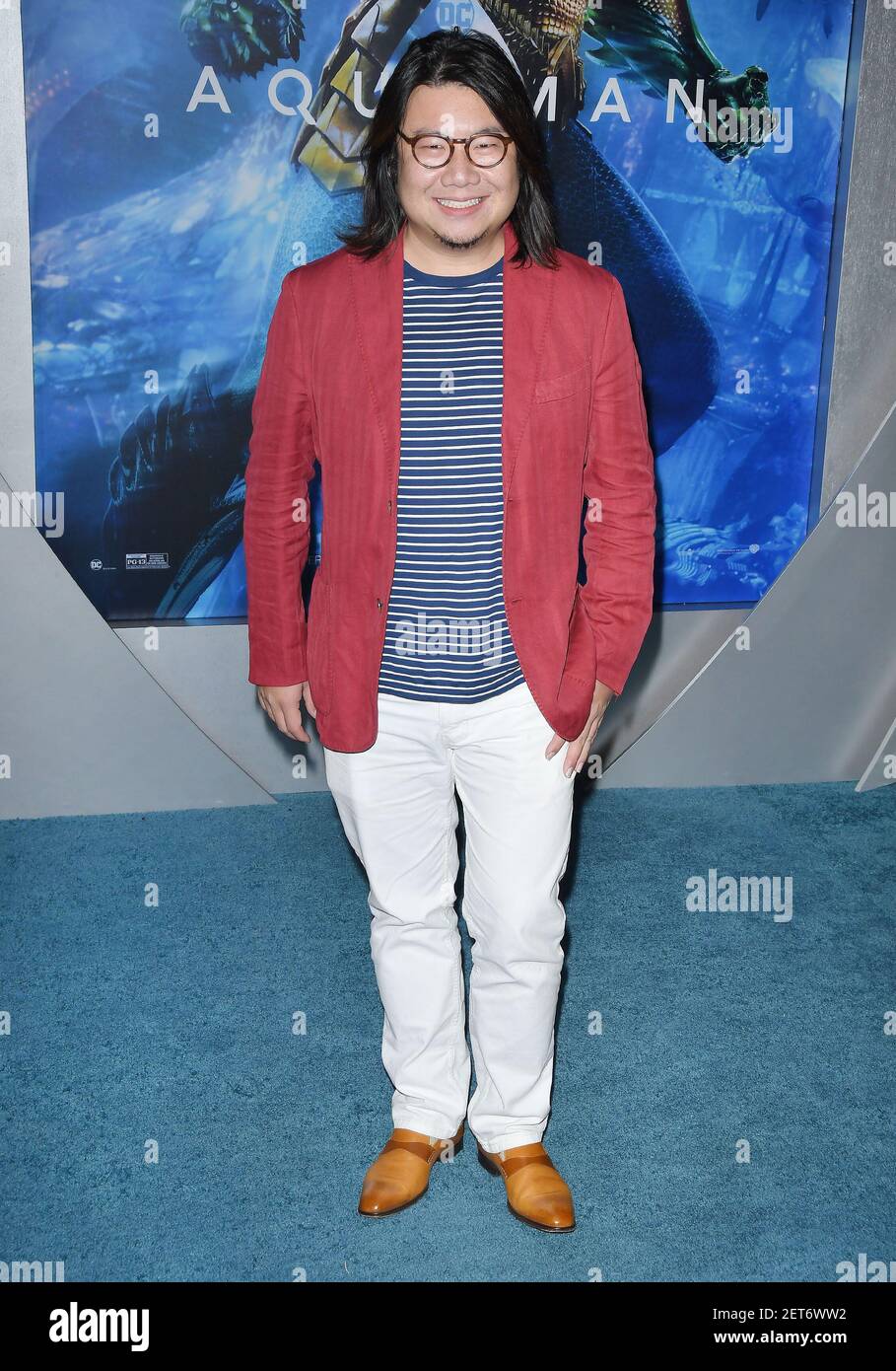 Kevin Kwan arrives at the Warner Bros Pictures' "Aquaman" Los Angeles ...