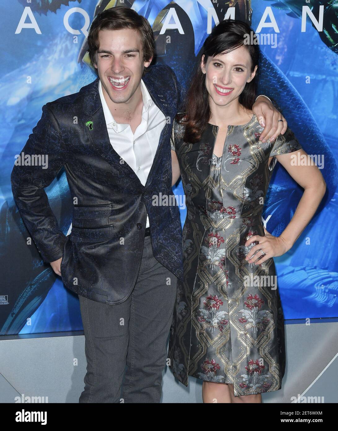 (L-R) Matthew Patrick and Stephanie Cordato at the Warner Bros Pictures ...
