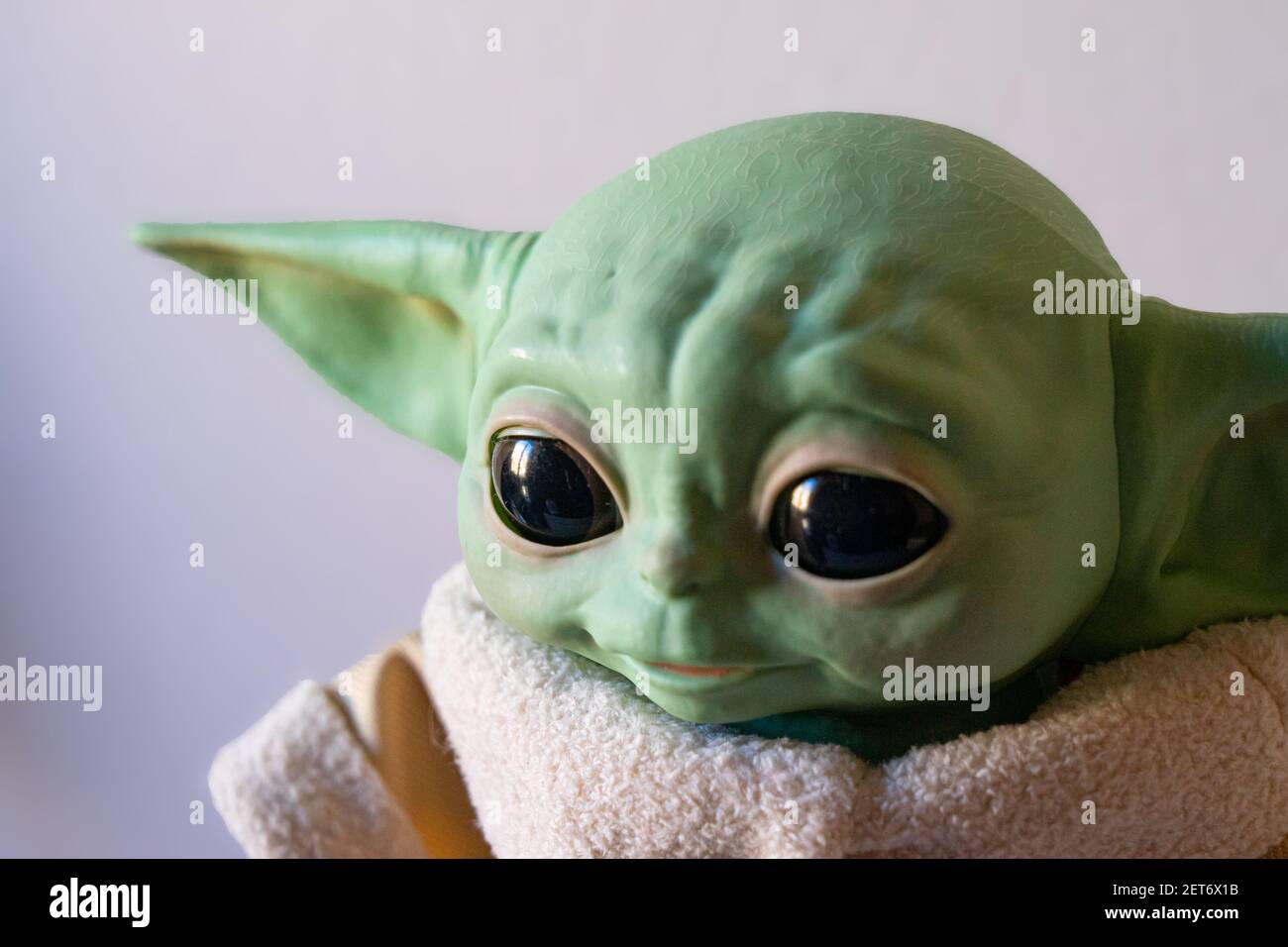 DECEMBER 2020: The Child or baby Yoda, fictional character from the TV ...