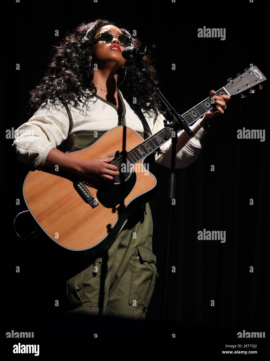 LOS ANGELES, CA, USA - DECEMBER 14: Singer H.E.R. aka Gabriella Wilson ...