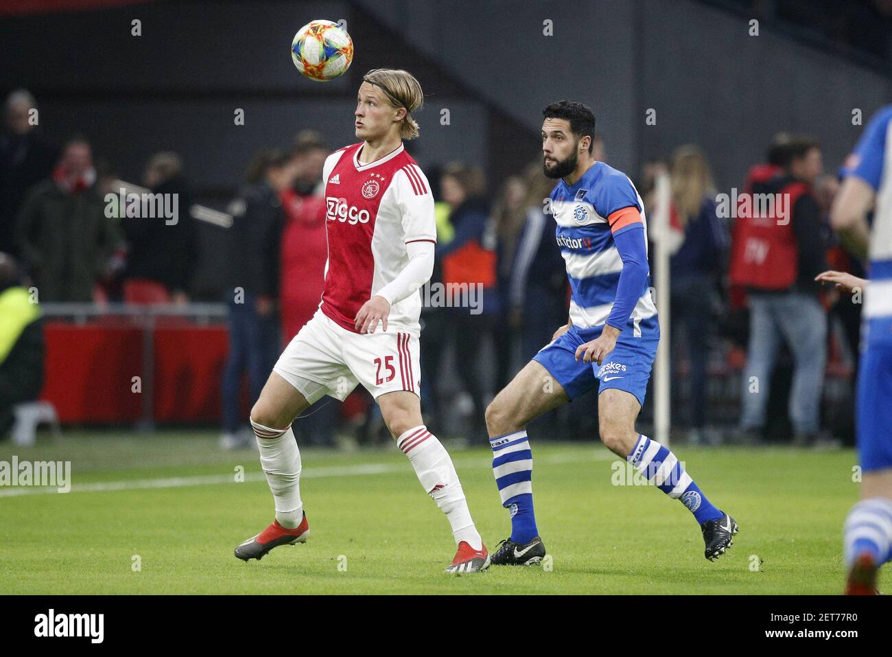 AMSTERDAM, 16-12-2018 Johan Cruijff Arena , football, Dutch Eredivisie ...