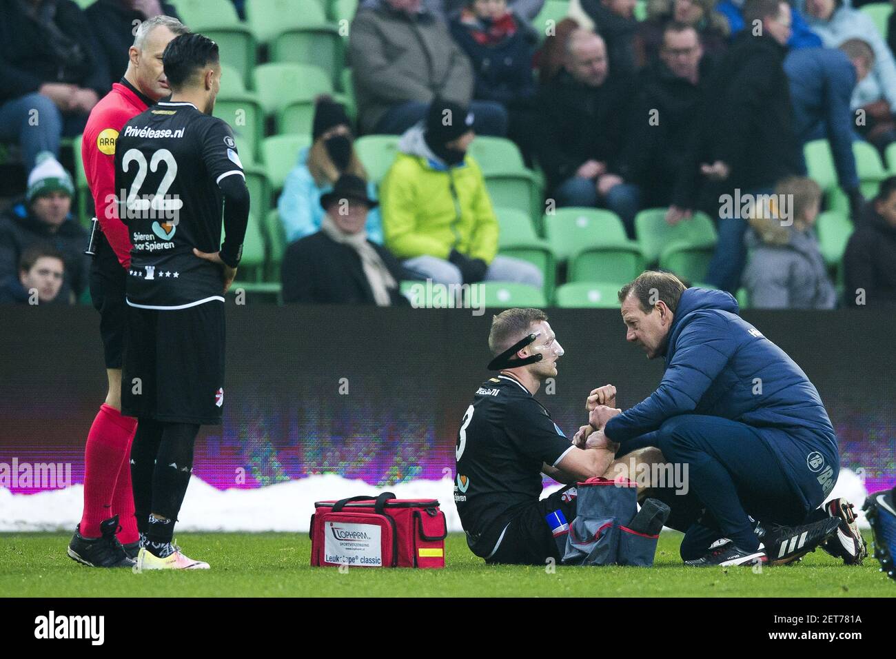 GRONINGEN, Football, 16-12-2018, FC Groningen - FC Emmen, Hitachi ...