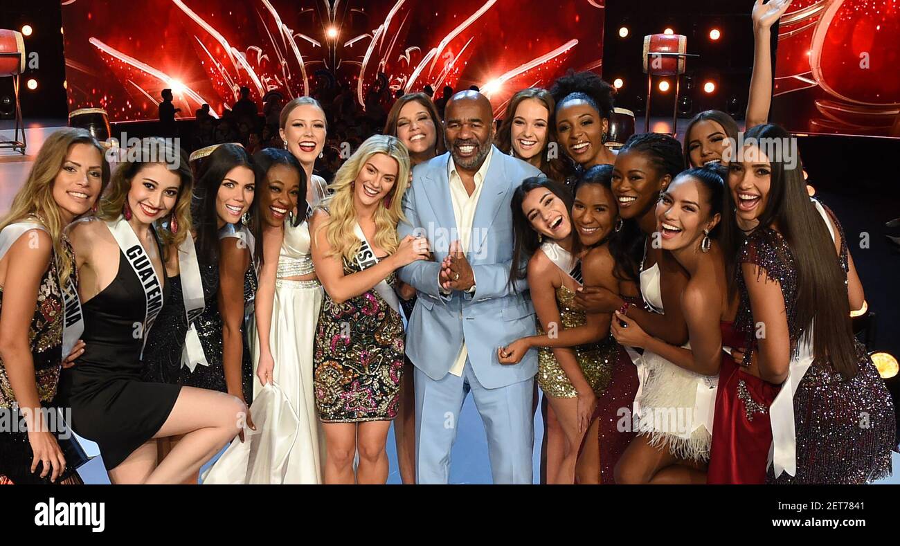 BANGKOK, THAILAND - DECEMBER 16: 2018 MISS UNIVERSE: Host Steve Harvey ...
