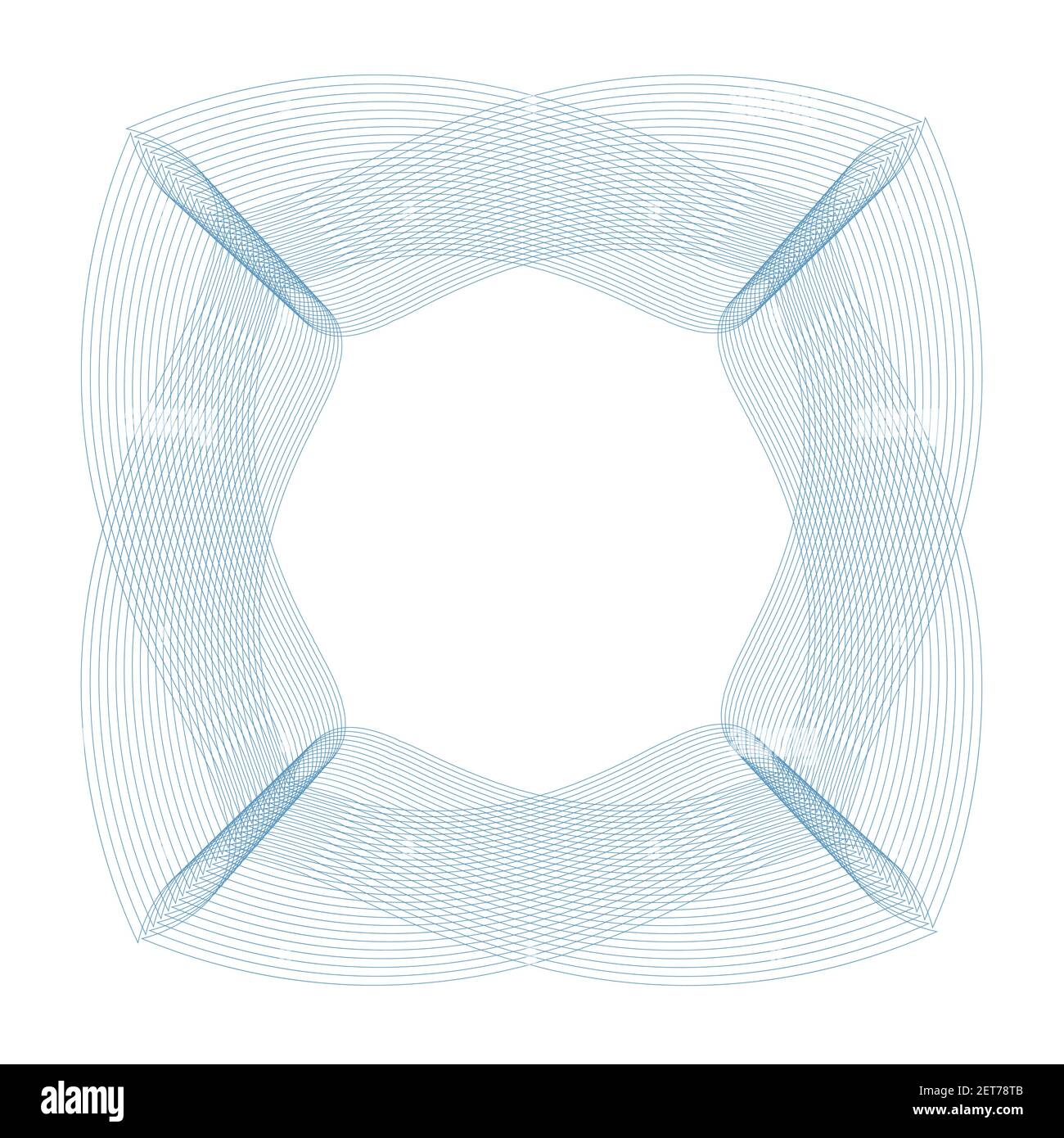 Vector Guilloche elements for certificate or diploma Stock Vector Image ...
