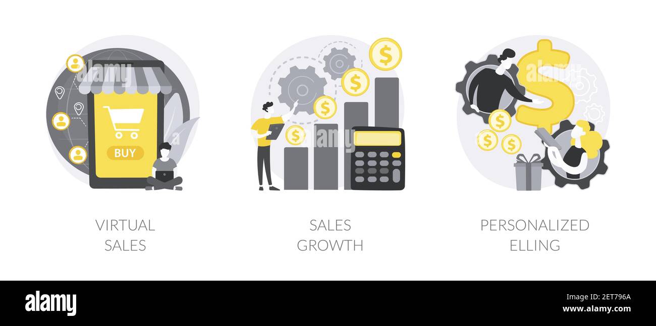 Sales manager abstract concept vector illustrations Stock Vector Image ...