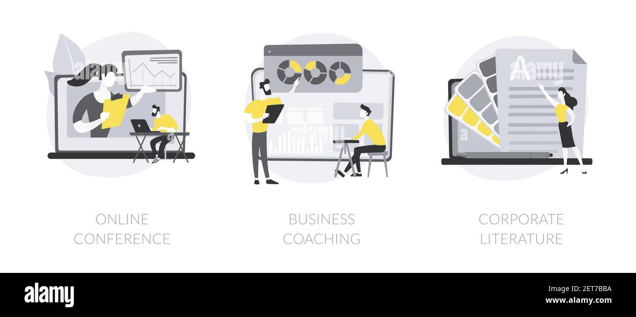 Business training abstract concept vector illustrations Stock Vector ...