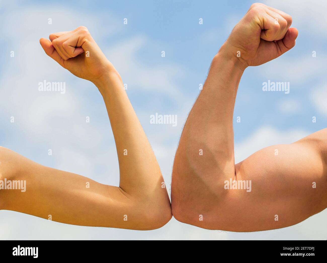 Weak man strong woman hi-res stock photography and images - Alamy