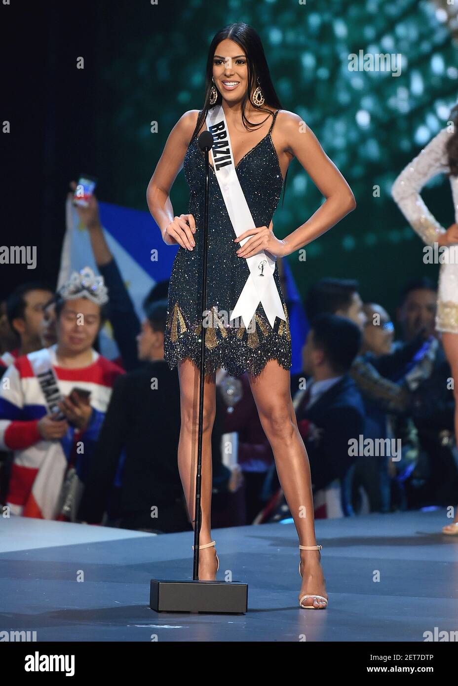 BANGKOK, THAILAND - DECEMBER 17: Miss Brazil Mayra Diaz on the 2018 ...
