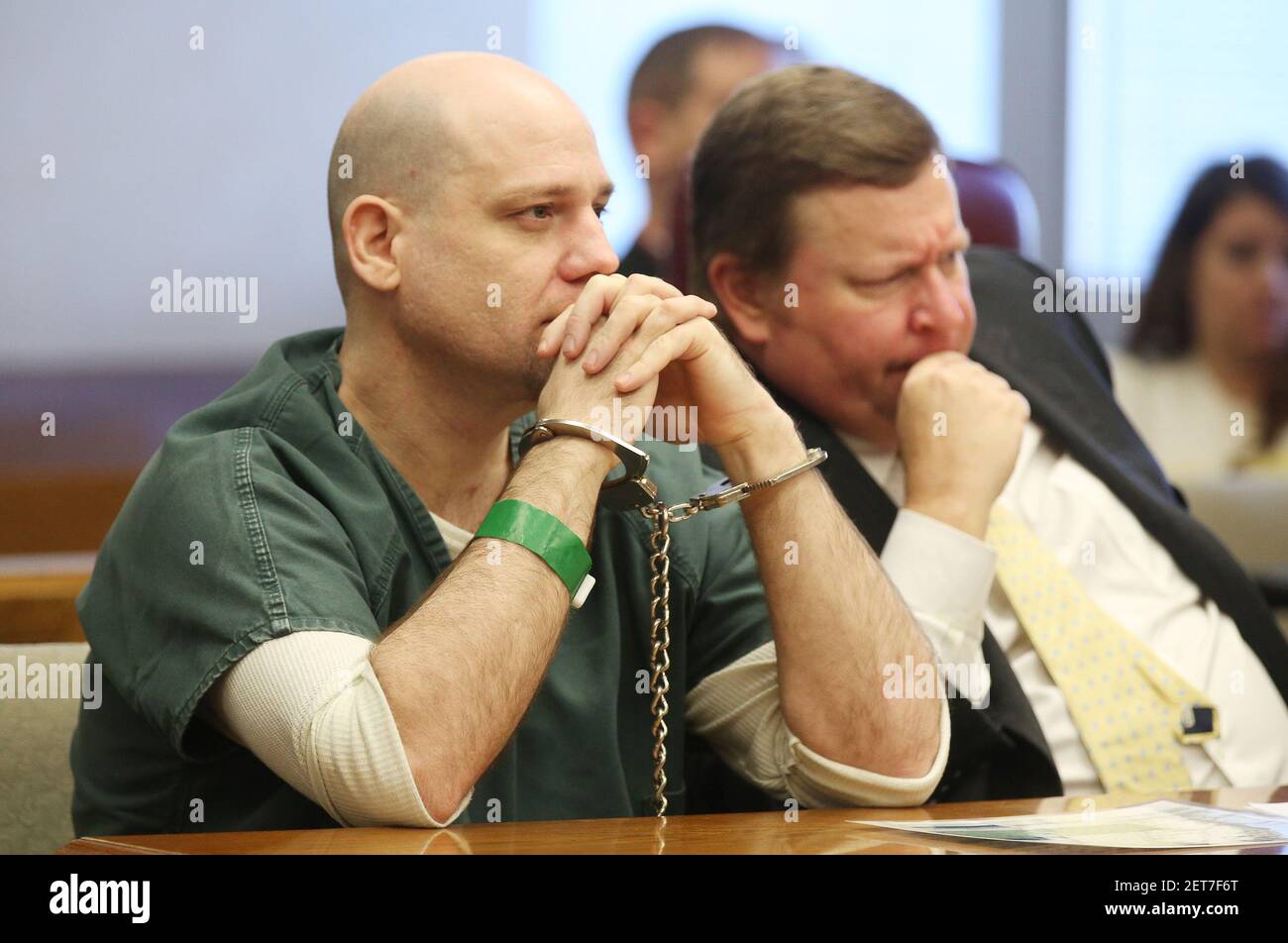 Steven Bodine listens as Judge Steve Ternes sentences him to life in ...