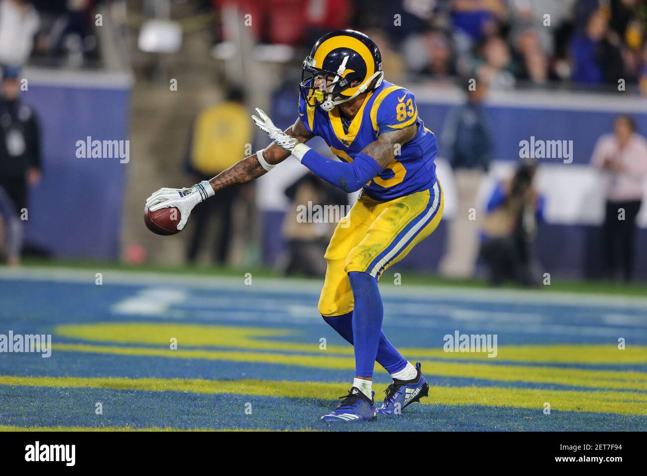 December 16, 2018 Los Angeles, CA...Los Angeles Rams wide receiver Josh ...