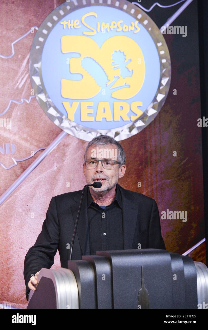 New York - DECEMBER 17: Mike Scully speaks to the media as he ...