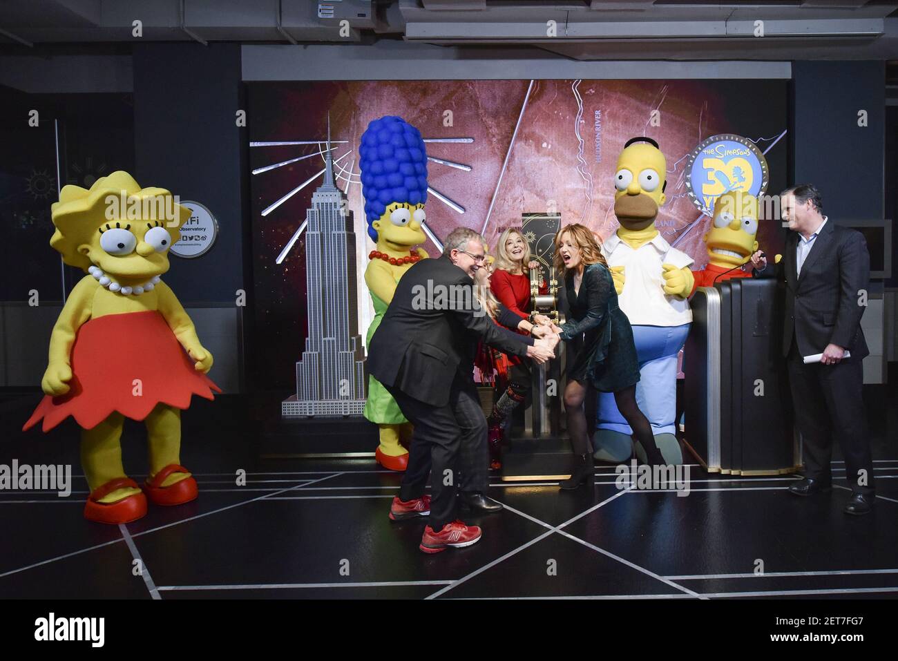 New York - DECEMBER 17: Nancy Cartwright, Pamela Hayden, Stephanie ...