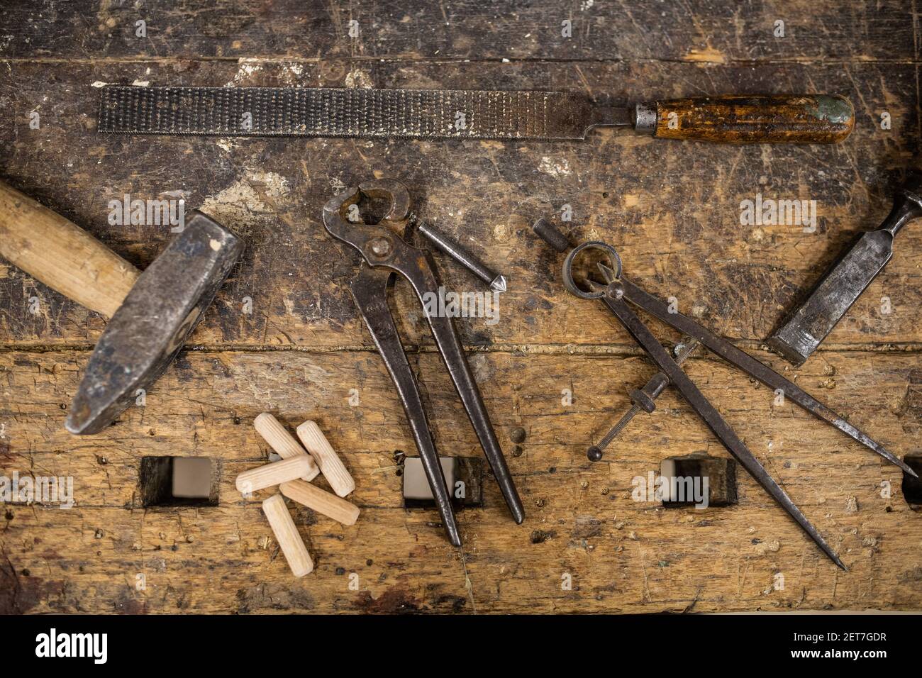 Carpenters tools hi-res stock photography and images - Alamy