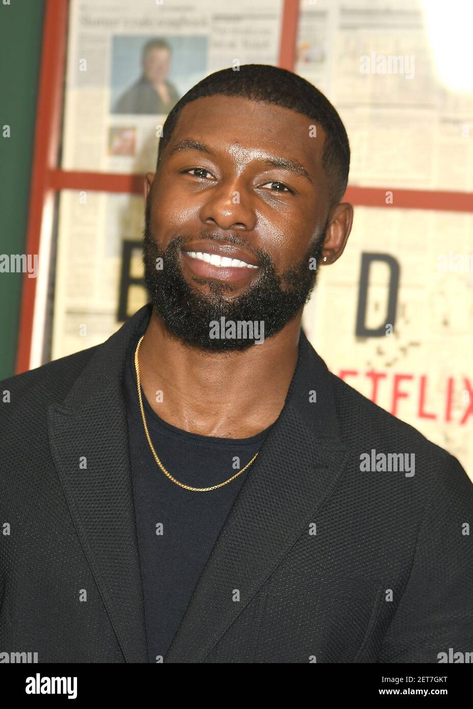 actor Trevante Rhodes attends the Netflix screening of "Bird Box" New ...