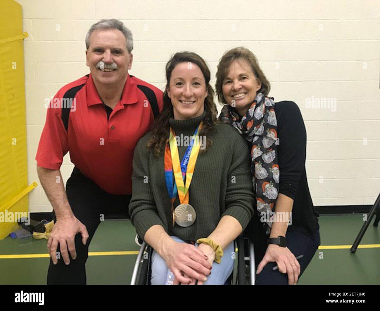 Paralympian Tatyana McFadden makes a surprise presentation to the ...