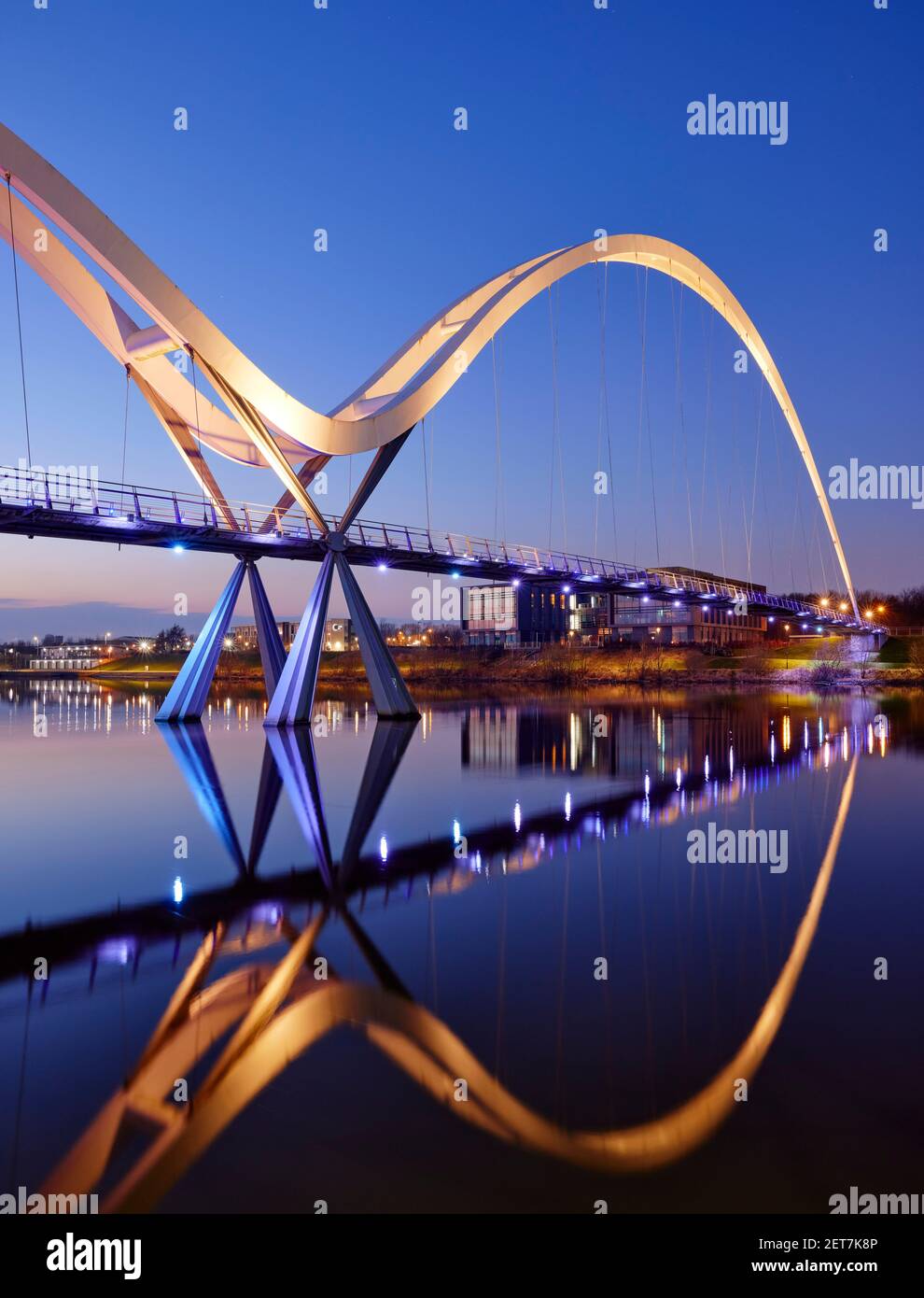 Infinity Bridge, Stockton on Tees UK Stock Photo - Alamy
